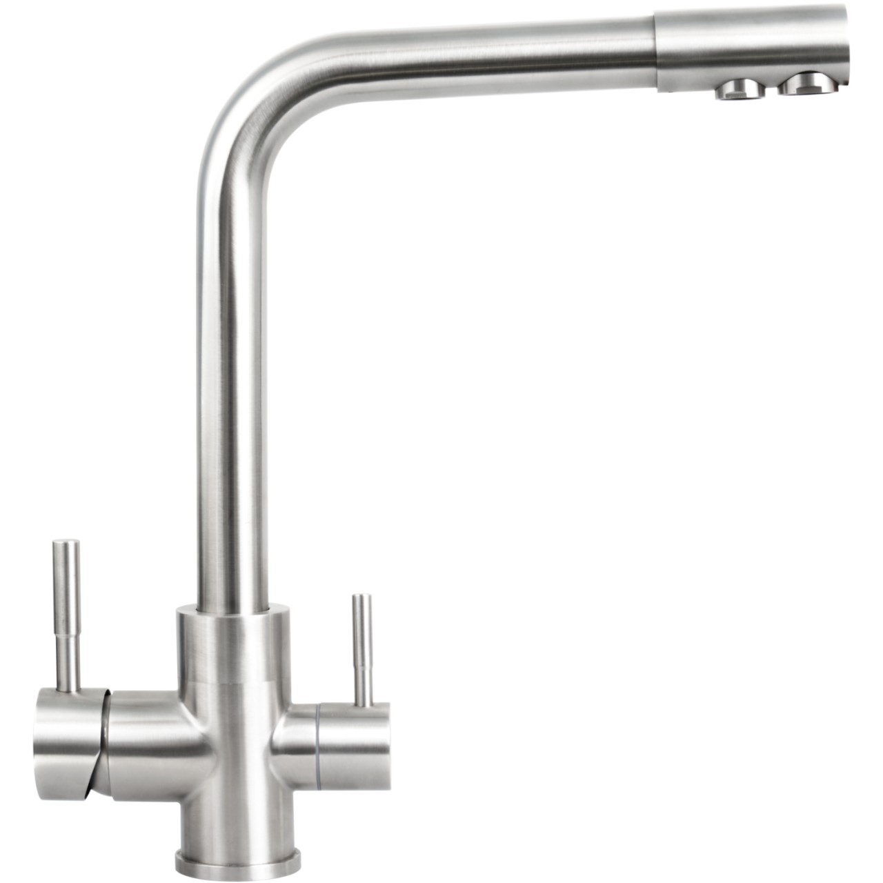 3-way tap, 3rd Gen, stainless steel tap