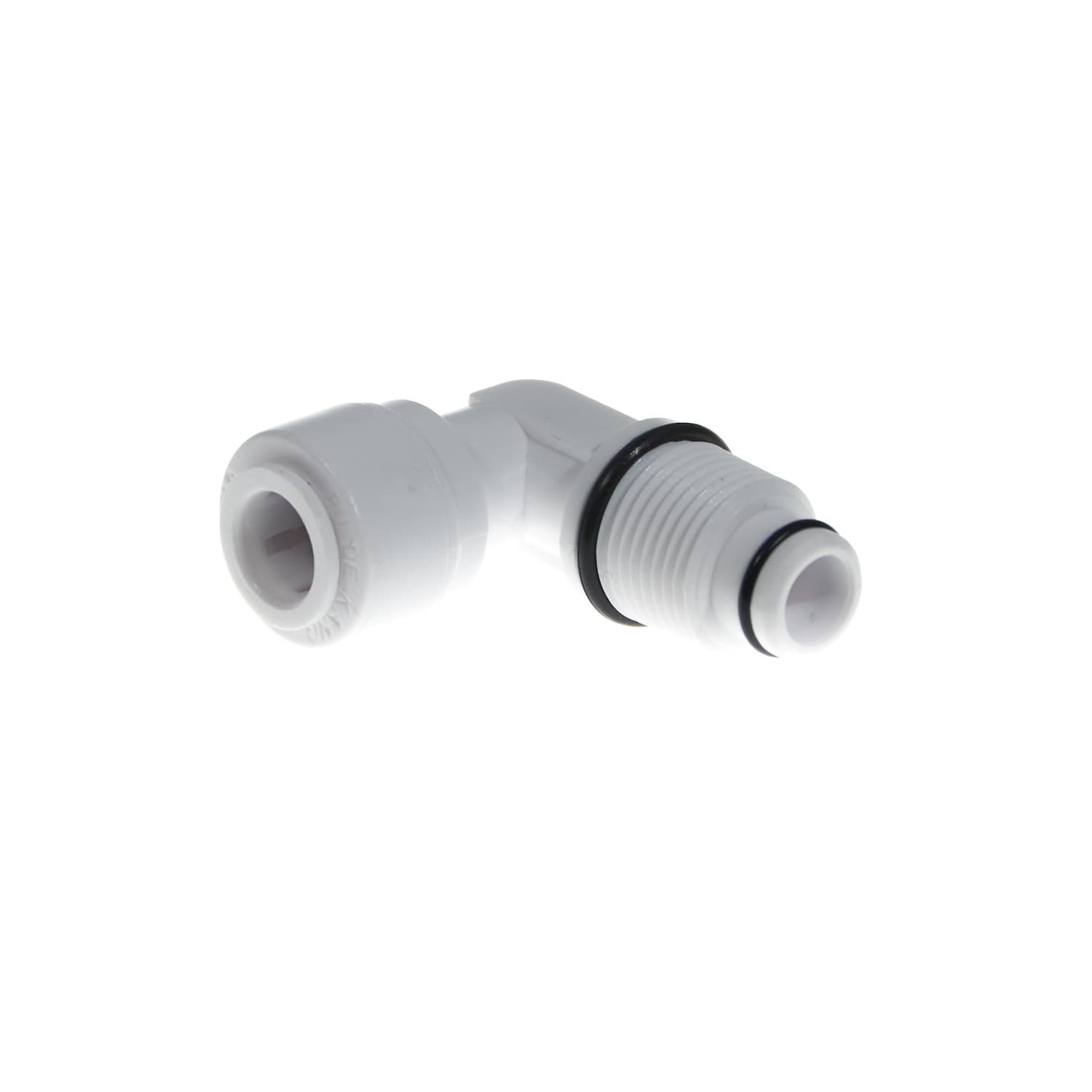 Elbow screw-in connector - 3/8" IT with gasket on 3/8" tube OD
